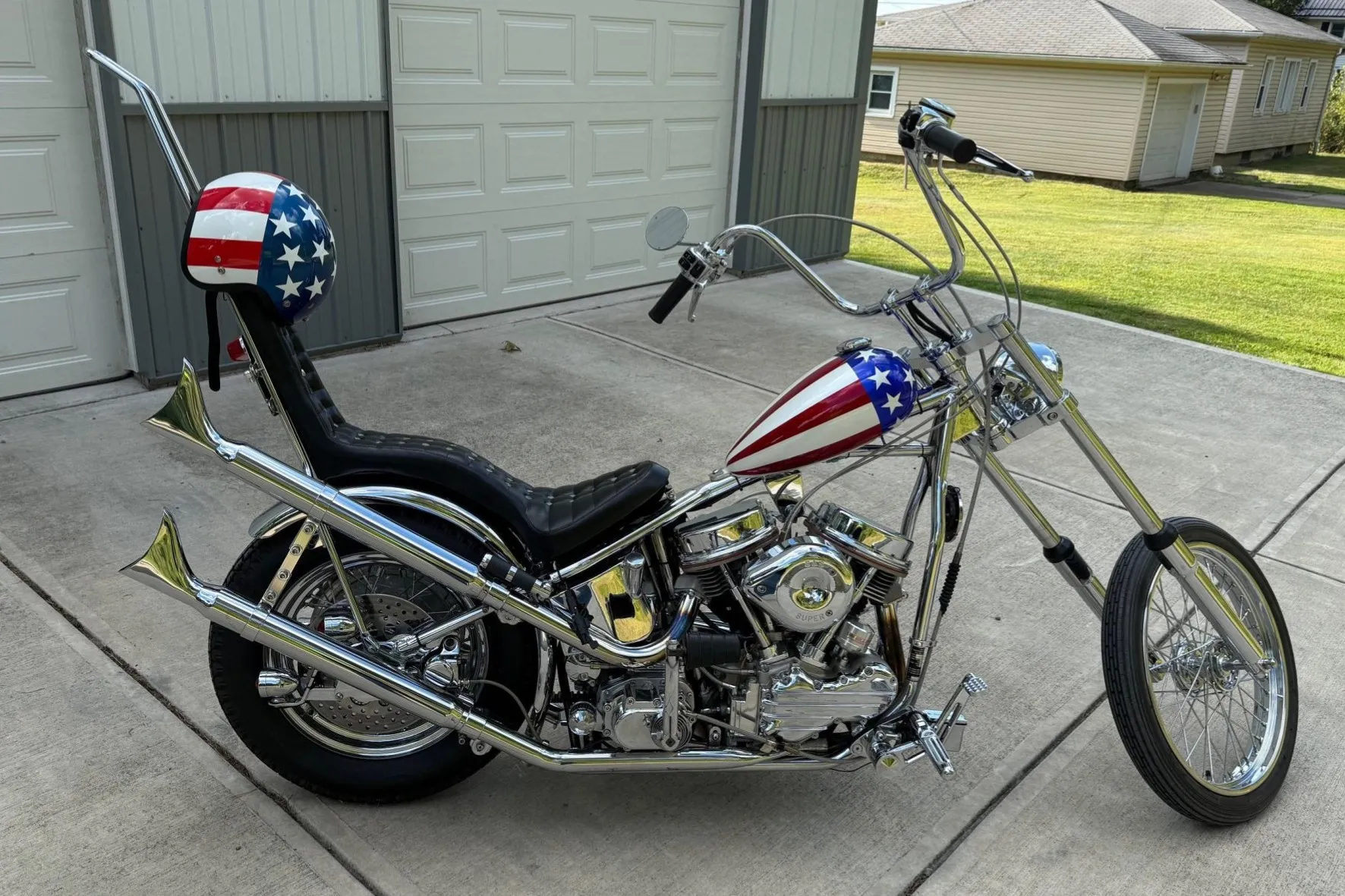 2000 Panzer Motorcycle Works Captain America Tribute VIN ...